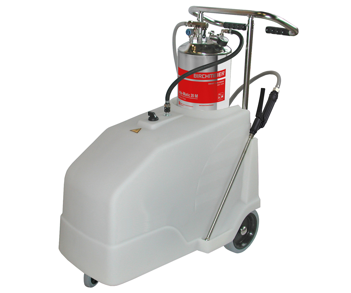 Mobile foam cleaner made of stainless steel - The integrated ...